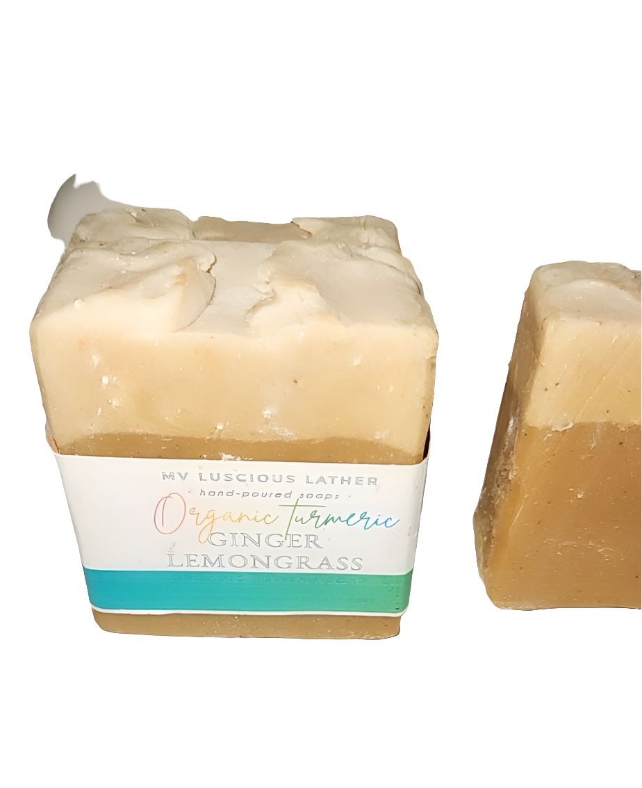 ORGANIC TURMERIC GINGER LEMONGRASS SOAP – MV LUSCIOUS LATHER